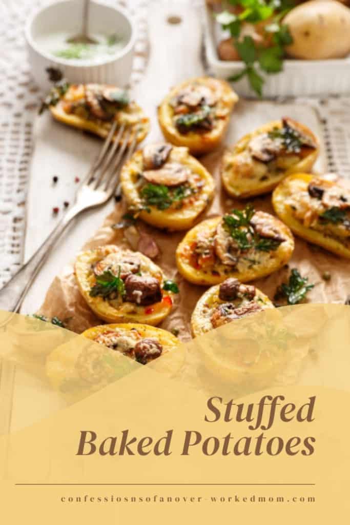 Stuffed Baked Potatoes Recipe | Confessions of an Overworked Mom