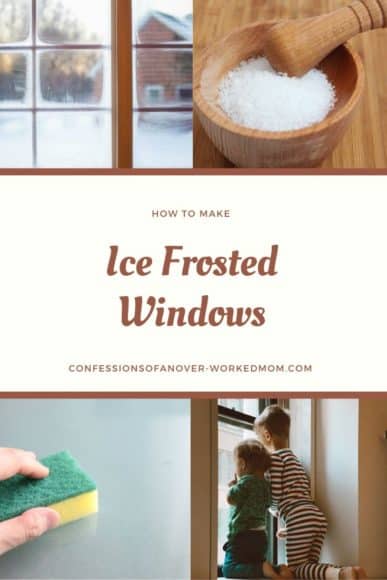 How to make Ice Frosted Windows with Epsom Salts