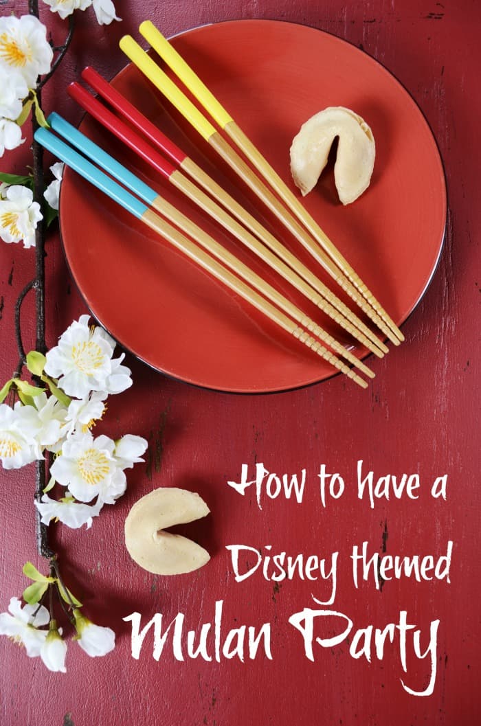 Disney Themed Party For Mulan with these Easy Party Ideas