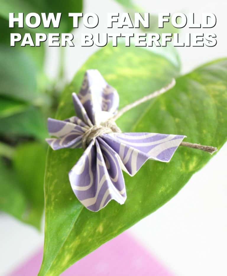 Making Butterflies With Paper for Scrapbooking or Cards