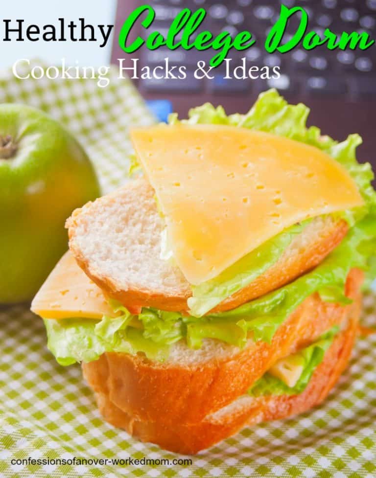Healthy Dorm Cooking Hacks for College - Confessions of an Overworked Mom