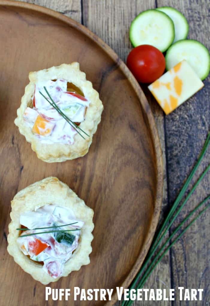 Puff Pastry Vegetable Tart Recipe