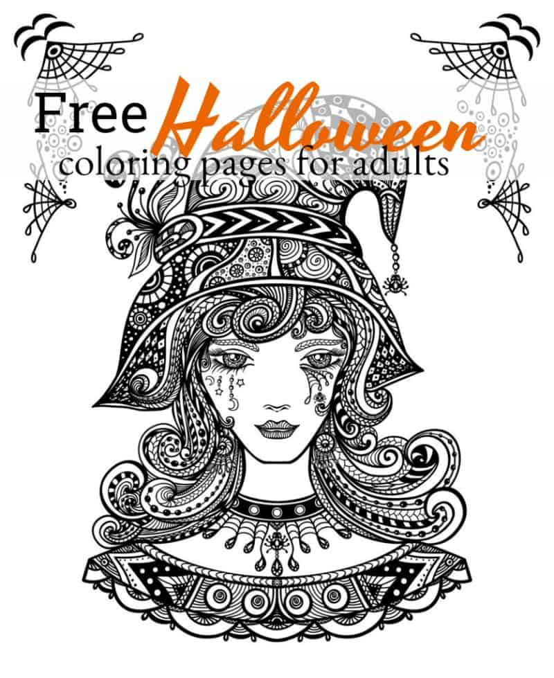 Halloween Coloring Pages For Adults To Print And Color Halloween Coloring Pages For Adults To Print And Color