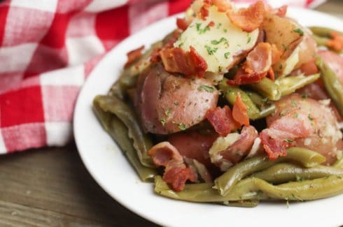 Blue Lake Beans Recipe With Bacon and Potatoes - Instant Pot