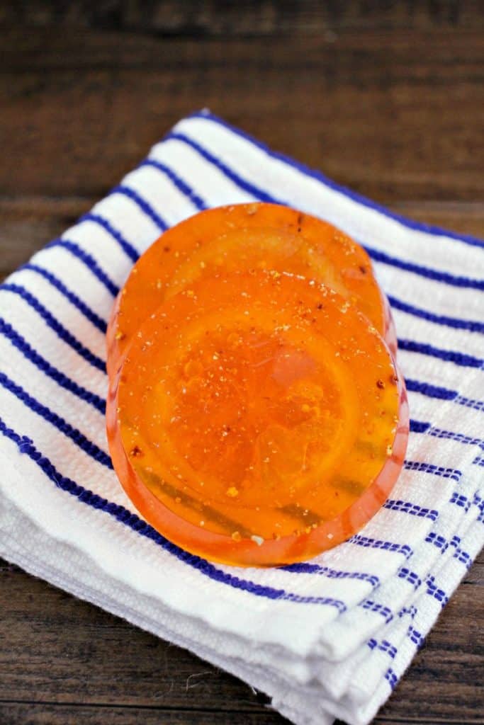 Orange Peel Soap Recipe With Dried Orange Slices