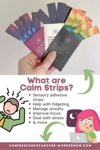 Sensory Strips to Manage Anxiety | Confessions of an Overworked Mom