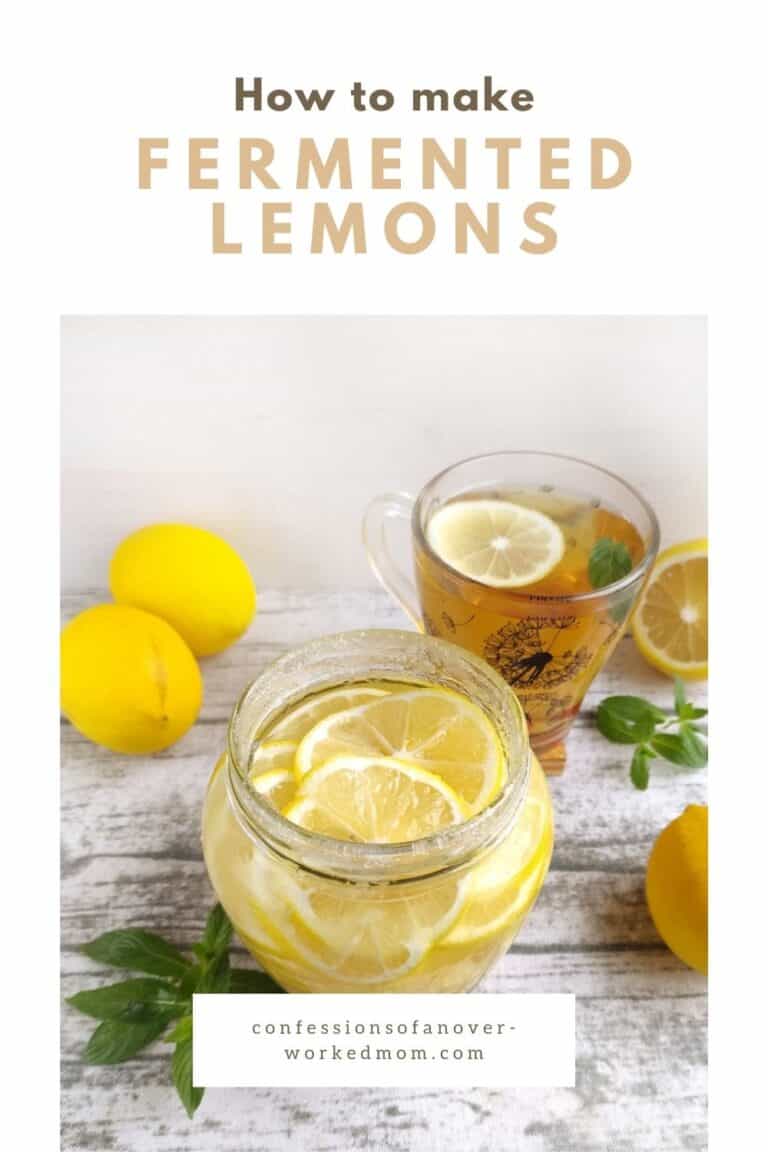 Fermented Lemons Recipe • Confessions of an Overworked Mom