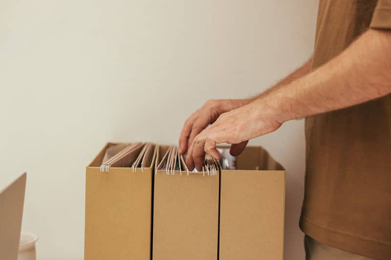 How to organize important papers without a filing cabinet